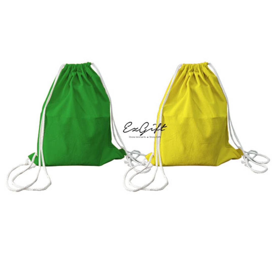 Canvas Drawstring Singapore | Drawstring Backpack printing | EzGift